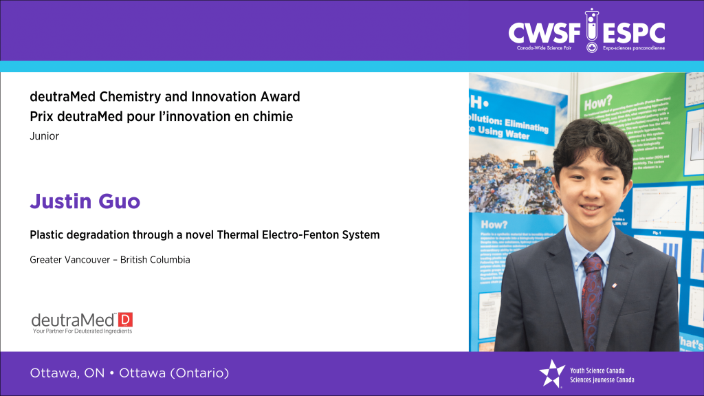 Justin Guo Wins deutraMed® Chemistry and Innovation Award at Canada ...